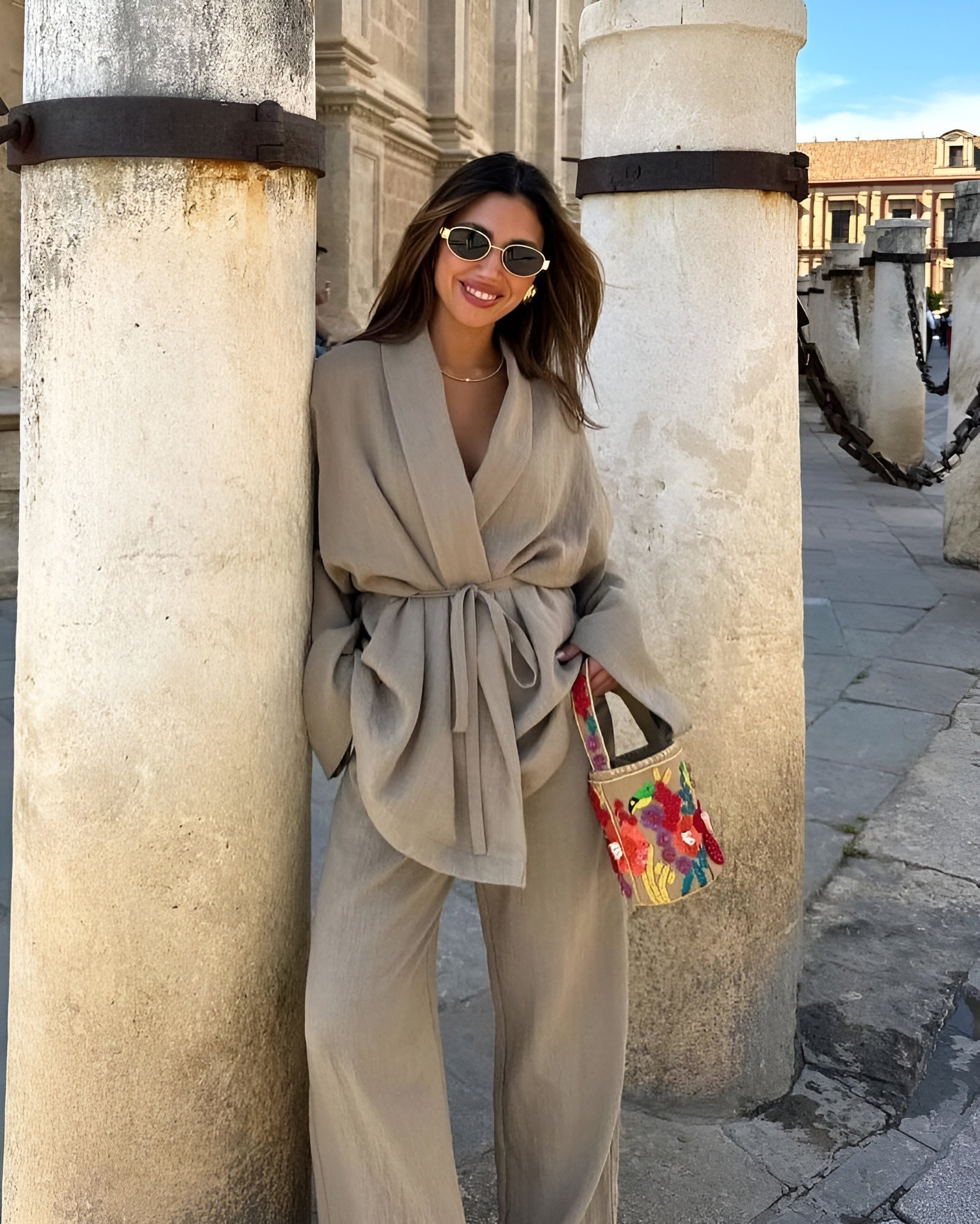 NOYA| Tweedelige linnen set – Elevate Essentials